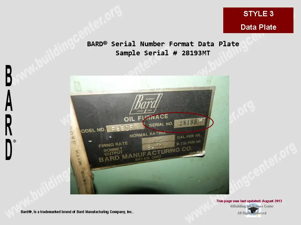 Bard HVAC age | Building Intelligence Center